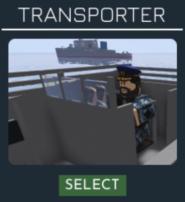 Transporter | Roblox Navy Simulator Wiki | Fandom