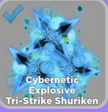 Cybernetic Explosive Tri-Strike Shuriken | Roblox Ninja Legends Wiki ...