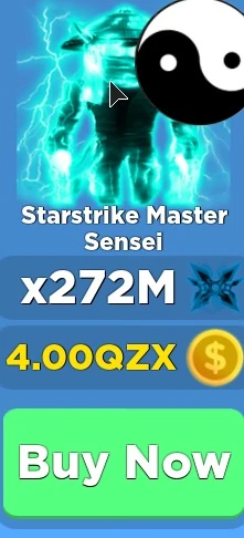 Starstrike Master Sensei | Roblox Ninja Legends Wiki | Fandom