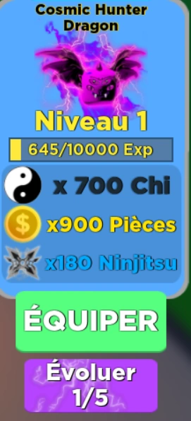 Cosmic Hunter Dragon | Roblox Ninja Legends Wiki | Fandom
