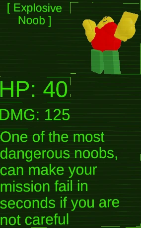 Explosive Noob | Roblox Noob Exterminators Wiki | Fandom