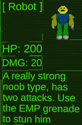 Robot | Roblox Noob Exterminators Wiki | Fandom