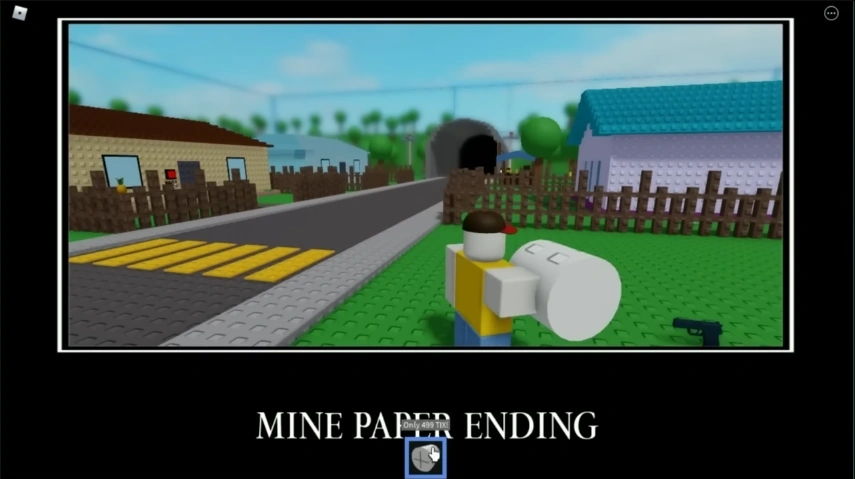 Mine Paper Ending | ROBLOX NPCs are becoming smart Wiki | Fandom