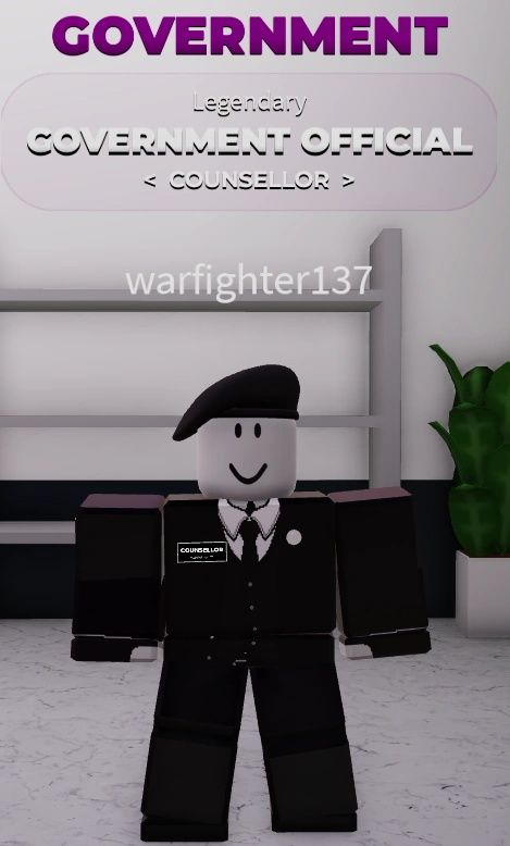 Government Official | Nuclear Blast Testing Facility Wiki | Fandom