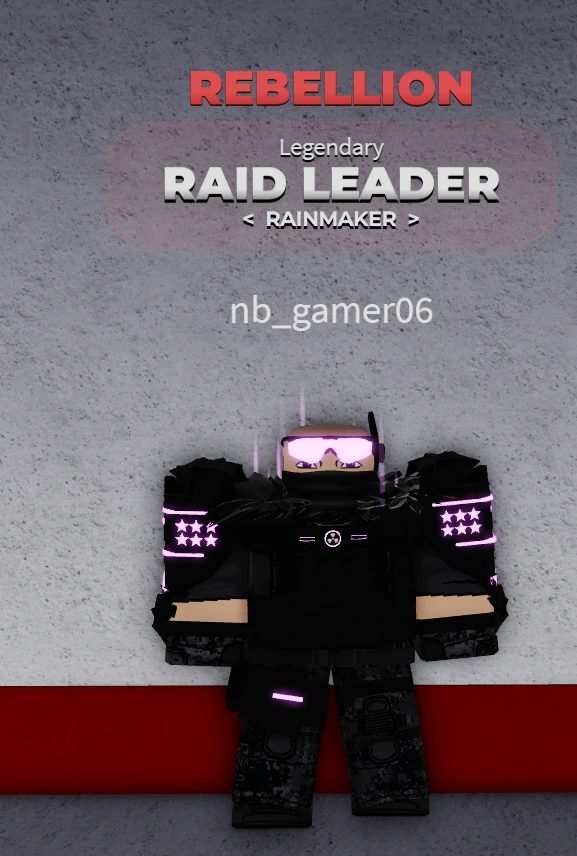Raid Leader | Nuclear Blast Testing Facility Wiki | Fandom