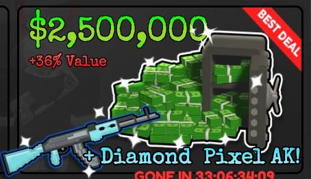 Diamond Pixel AK-47 Skin | Roblox Ohio Guns and Gun Skins Wiki | Fandom