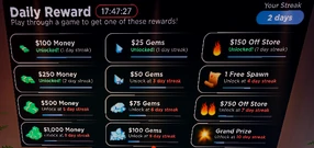 Daily Reward Spin | Roblox Outlaster Wiki | Fandom