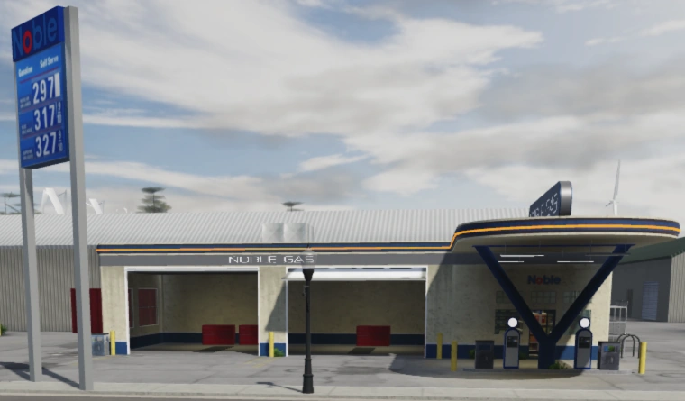 Full Moon Bay Noble Gas Station | Pacifico 2 Wiki | Fandom