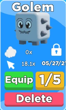 Golem | Roblox Pet Legacy Wiki | Fandom