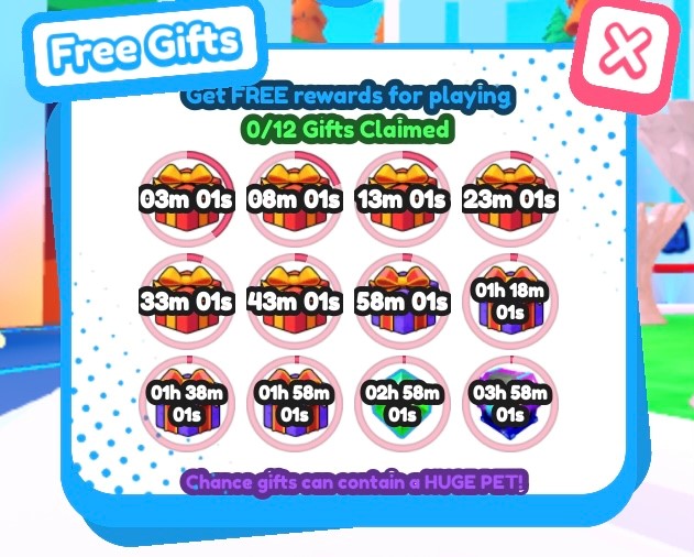 Free Gifts (Pet Rift 1) | Roblox Pet Rift Wiki | Fandom
