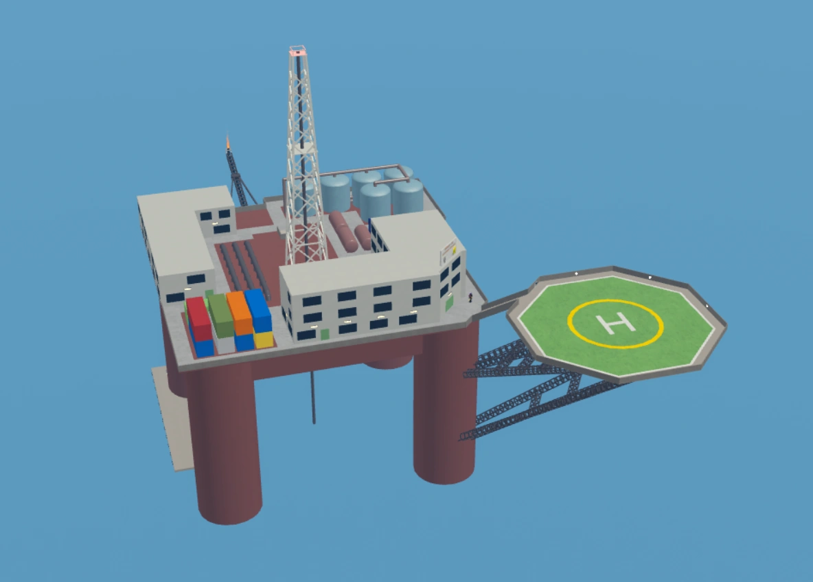 Oil Rig | Pilot Training Flight Simulator Wiki | Fandom