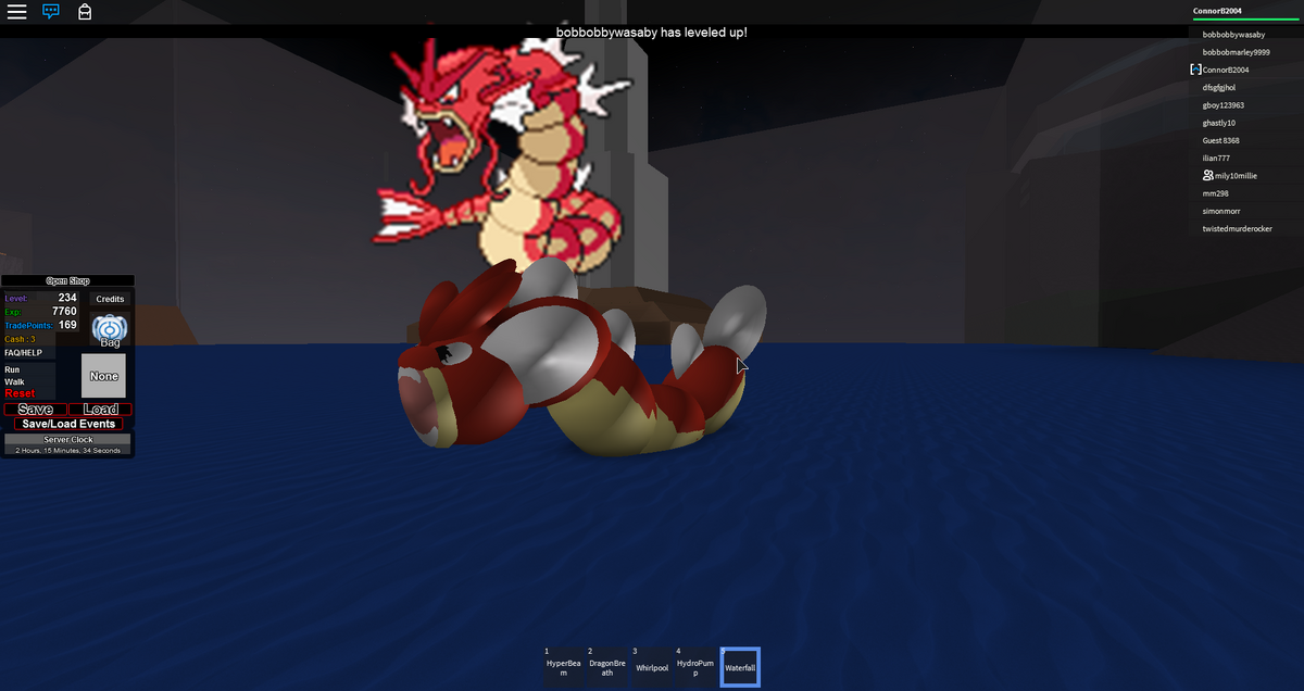 Shiny Gyarados Roblox Pokemon Battle Brawlers Wiki Fandom