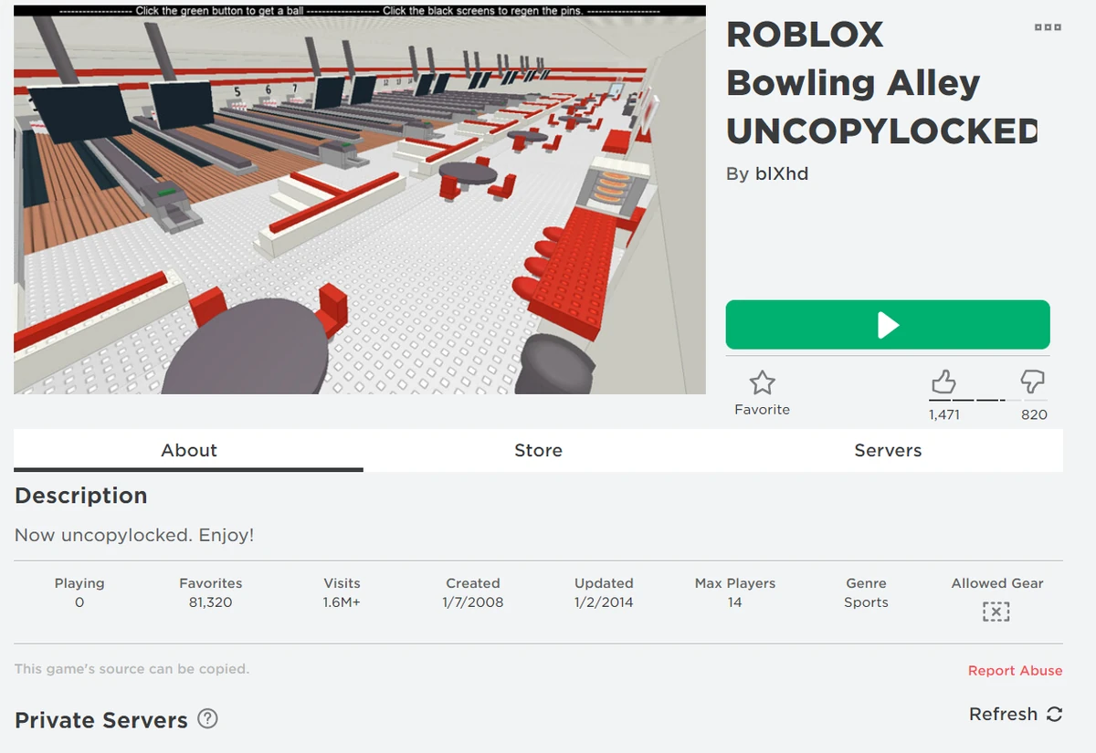 Roblox Bowling Alley | Roblox Preservationist Wiki | Fandom