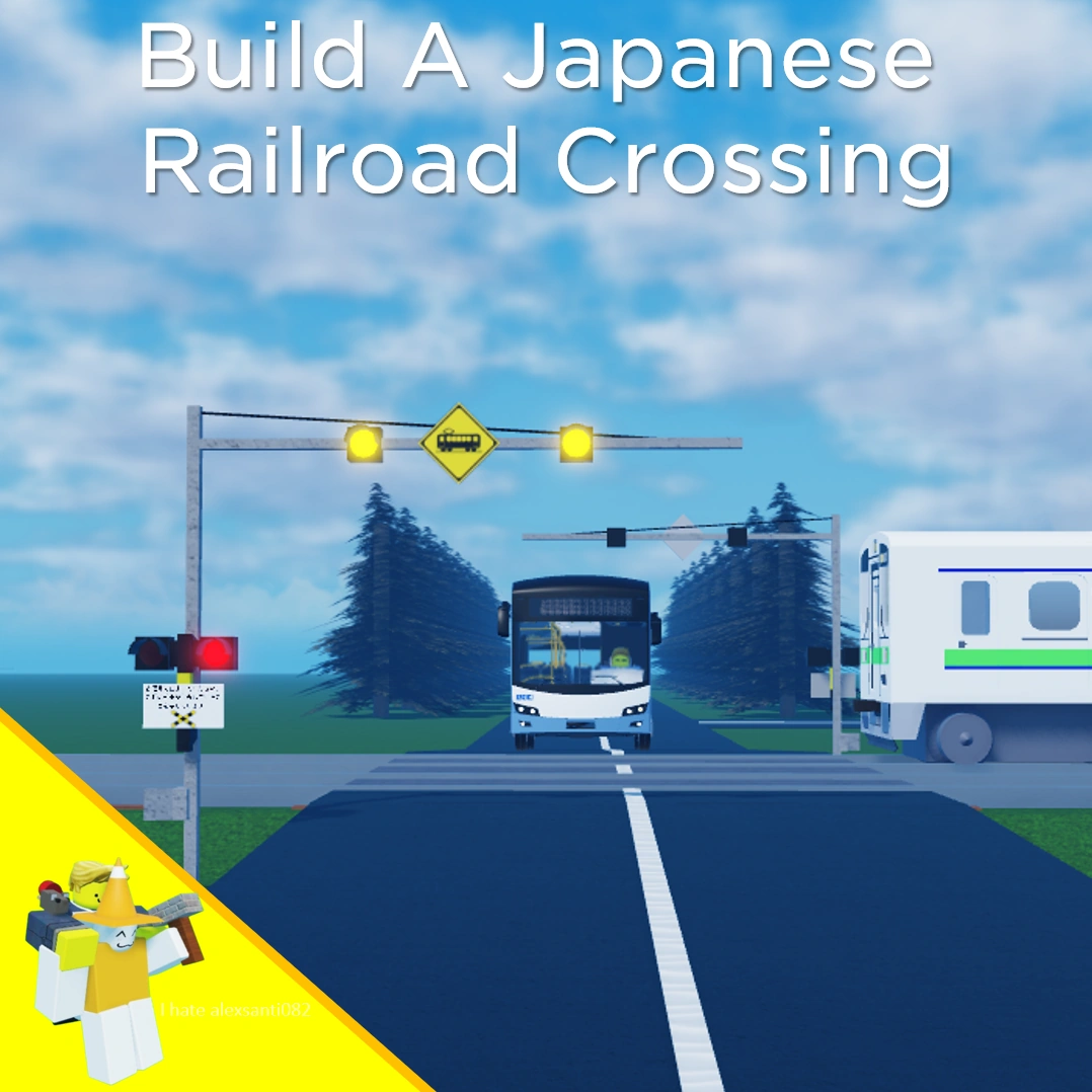 Build a japanese railroad crossing | ROBLOX Railways Wiki | Fandom