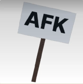 AFK Sign | Roblox Recollection Wiki | Fandom