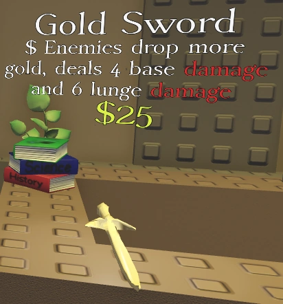 Gold Sword | Roblox Rogue Blade Wiki | Fandom