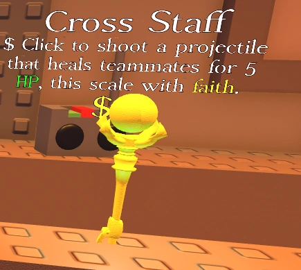 Cross Staff | Roblox Rogue Blade Wiki | Fandom