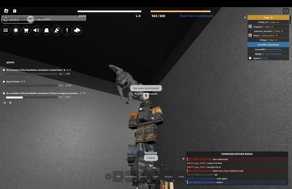 Bugs and Glitches | SCP: Roleplay Wiki | Fandom