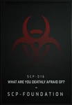 SCP-016 "Sentient Micro-Organism" | SCP: Roleplay Wiki | Fandom