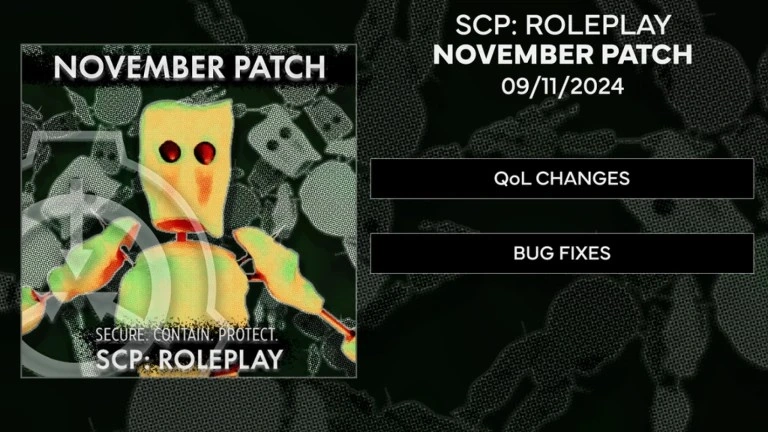 November Patch | SCP: Roleplay Wiki | Fandom