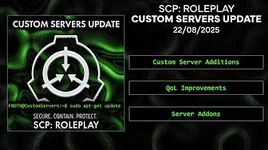 Custom Servers Update | SCP: Roleplay Wiki | Fandom