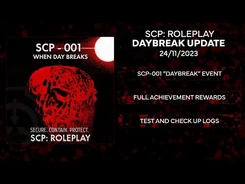 Daybreak Update | SCP: Roleplay Wiki | Fandom