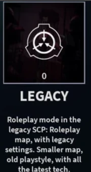 Modes/Legacy | SCP: Roleplay Wiki | Fandom
