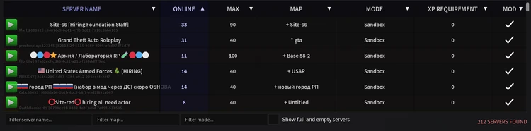 Custom Servers | SCP: Roleplay Wiki | Fandom