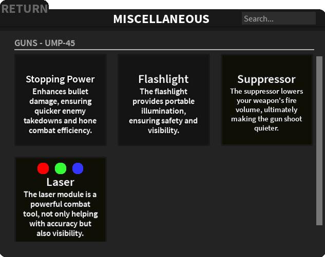 Weapon Customization | SCP: Roleplay Wiki | Fandom