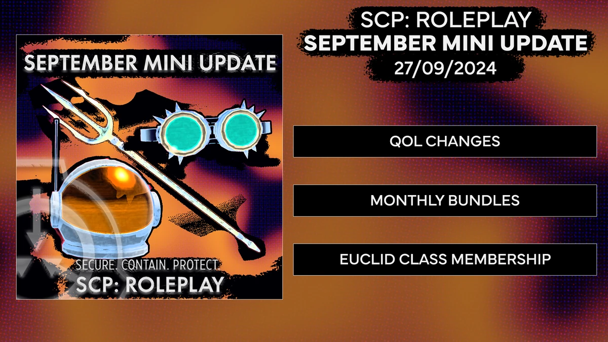 September Mini Update | SCP: Roleplay Wiki | Fandom