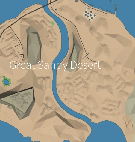 Great Sandy Desert Map