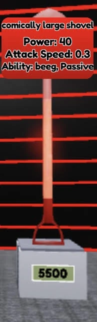 Comically large shovel | Shovel Battles! Wiki | Fandom