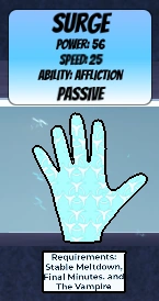 Surge | Roblox Slap Battles: Combat Wiki | Fandom