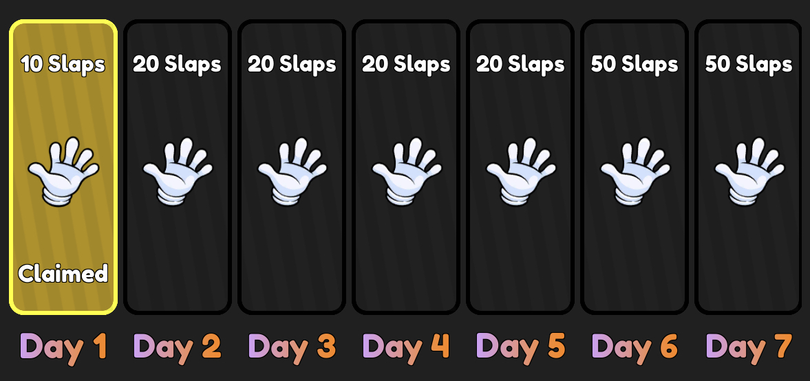 Daily Rewards | Slap Battles Wiki | Fandom