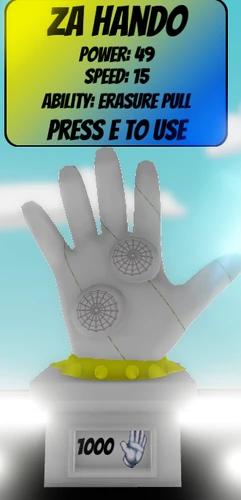 Za Hando | Slap Battles Wiki | Fandom