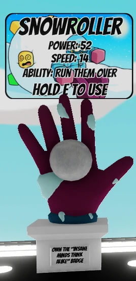 Snowroller | Slap Battles Wiki | Fandom