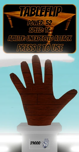 Tableflip | Slap Battles Wiki | Fandom