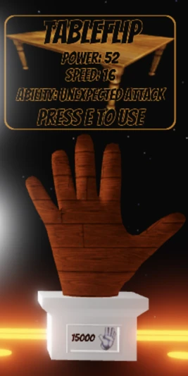 Tableflip | Slap Battles Wiki | Fandom