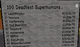 Leaderboards | Roblox Super Power Training Simulator Wiki | Fandom