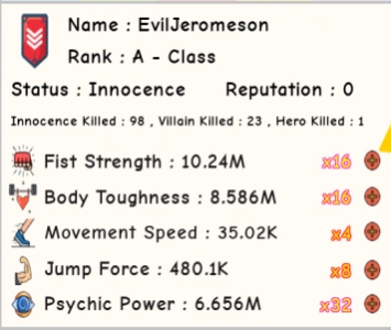 Menu | Roblox Super Power Training Simulator Wiki | Fandom