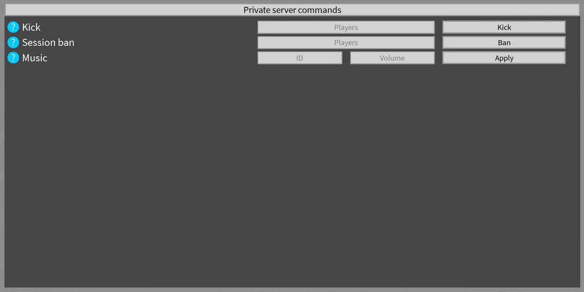 Private Server Commands | ROBLOX Survive and Kill the Killers in Area ...