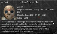 Jason | ROBLOX Survive and Kill the Killers in Area 51 Wiki | Fandom