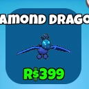 Diamond Dragon | Roblox Tapping Gods Wiki | Fandom