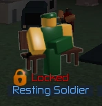 Resting Soldier | Roblox Tower Battles Wiki | Fandom