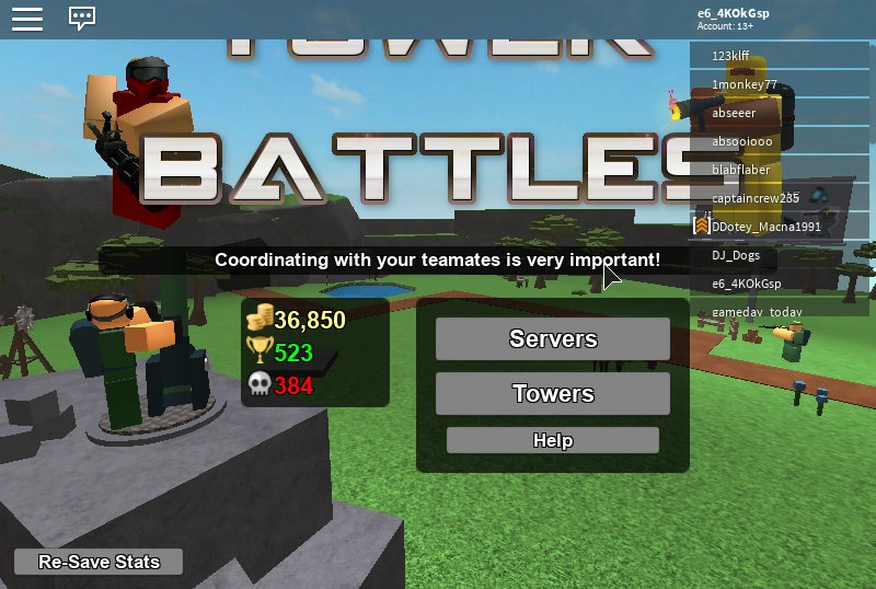 User blog:E64KOkGsp/What Tower Battles Looks Like in 800 X 600 ...