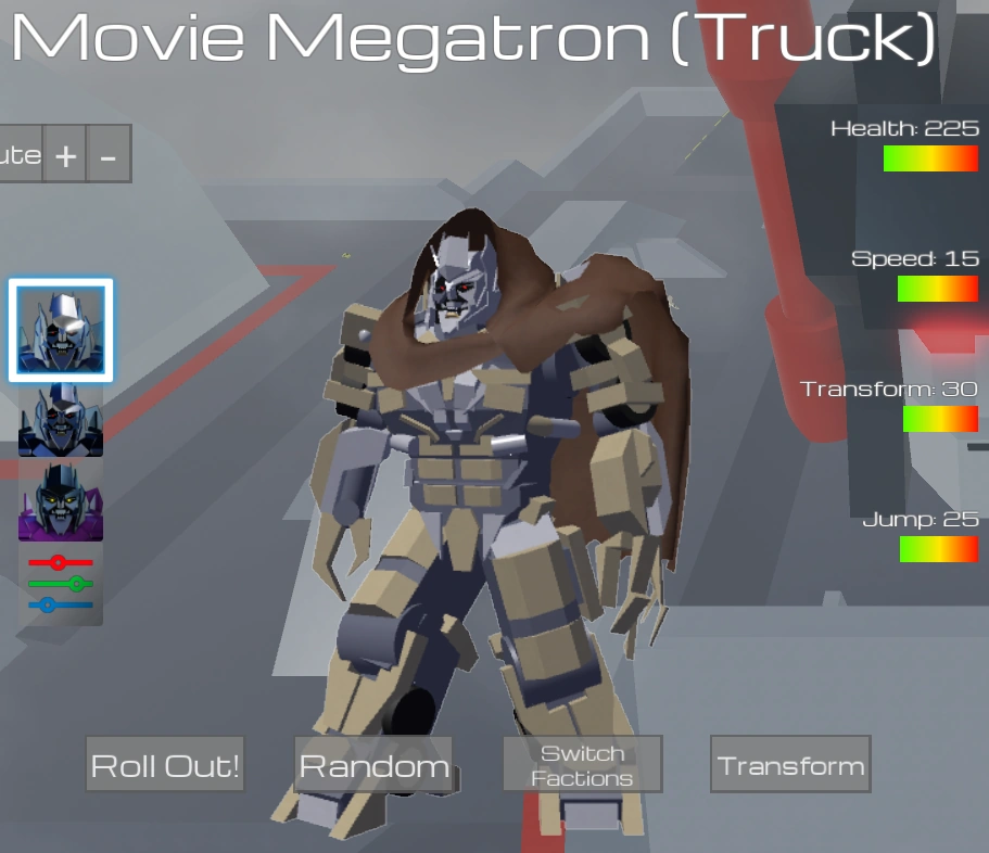 Movie Megatron (Truck) | Roblox Transformers Legends 2 Wiki | Fandom
