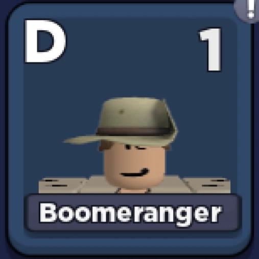 Boomeranger | Roblox Ultraverse Tower Defense Wiki | Fandom