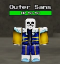 Outertale Sans | (Roblox) Undertale: Last Reset Wiki | Fandom
