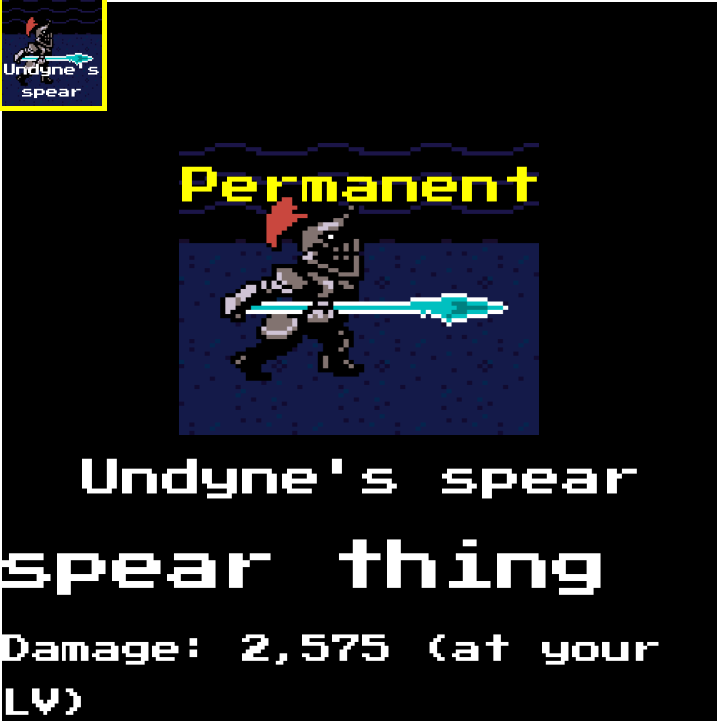 Undyne’s Spear | Roblox Undertale Monster Mania Wiki | Fandom