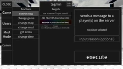 Legacy:Tagmin Menu | Untitled Tag Game Wiki | Fandom